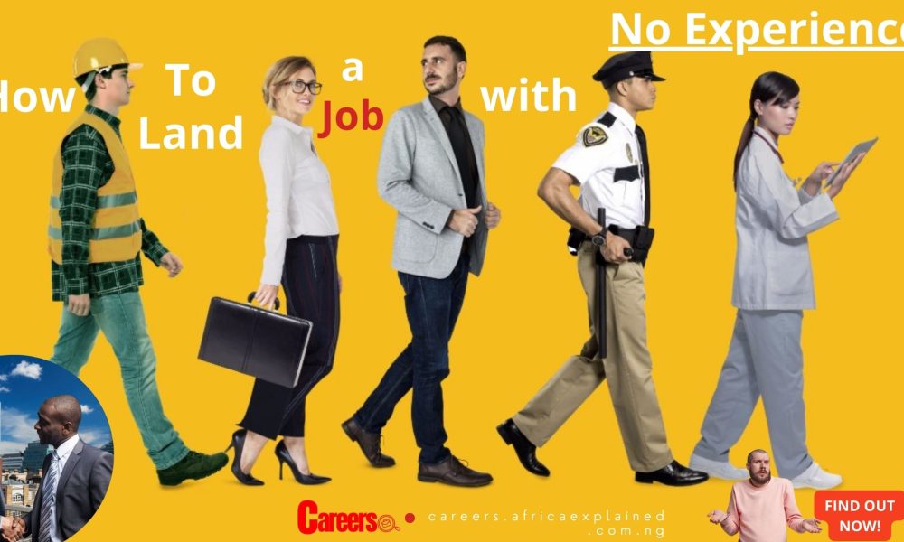 Landing a Job with No Experience – How? Find Out Now! – Careers Job In ...